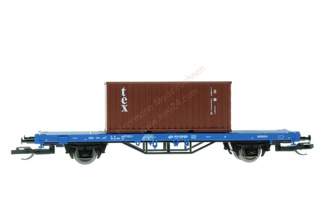 TT Containertragwagen PKP - Herrmann Modellbahnen