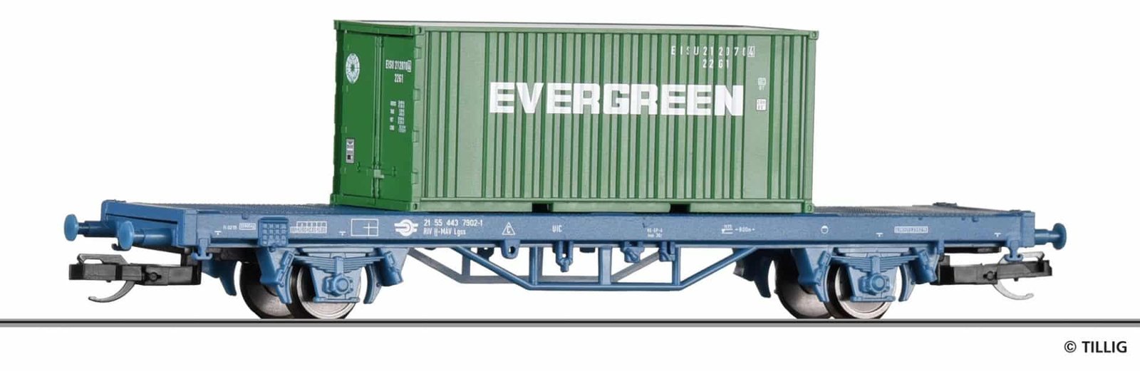 TT Containerwagen MAV Ep.VI - Herrmann Modellbahnen