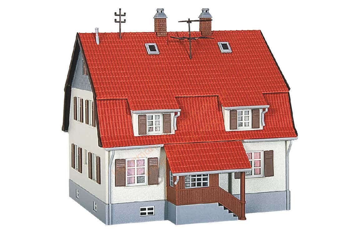 HO Wohnhaus mit Erker - Herrmann Modellbahnen